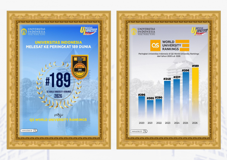 Universitas Indonesia Masuk Ranking 189 Versi QS World Universty Ranking 2026 – CCIT